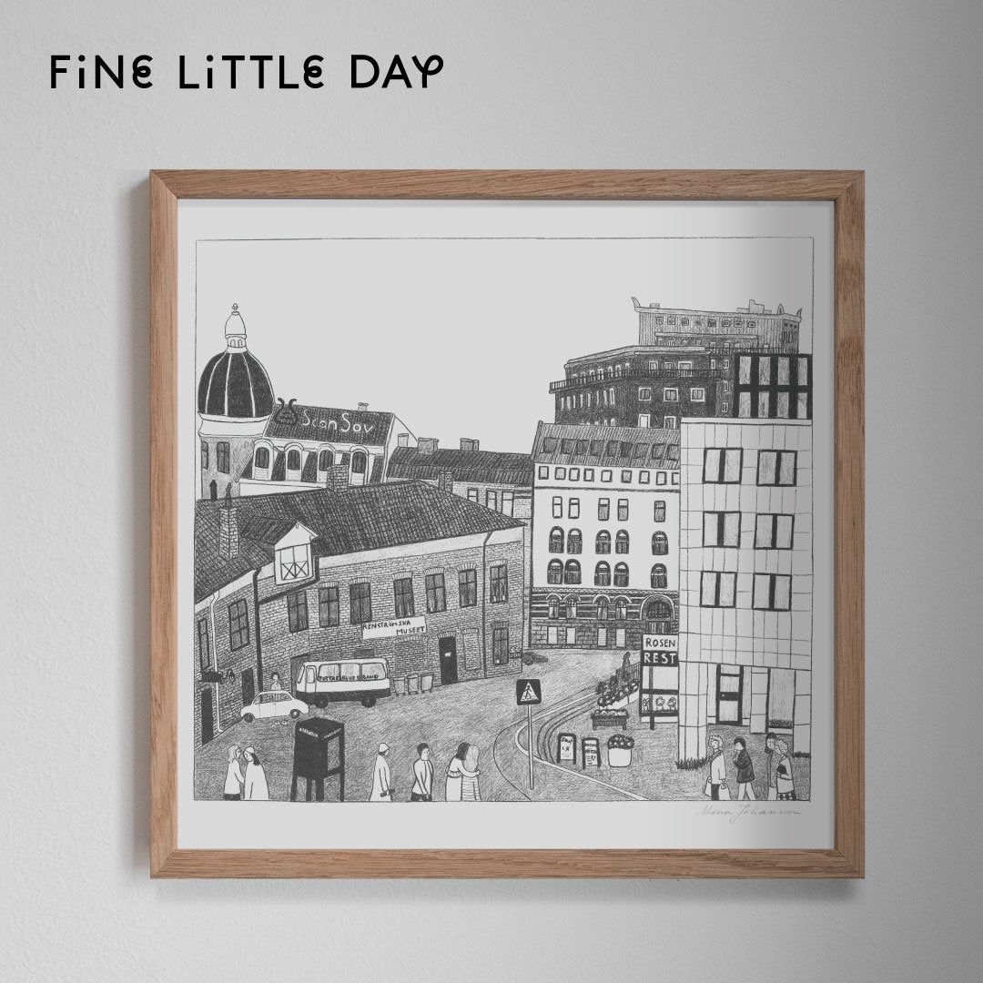 Fine Little Day ポスター KVARTER 50×50cm | Shinc lab.(シンクラボ)