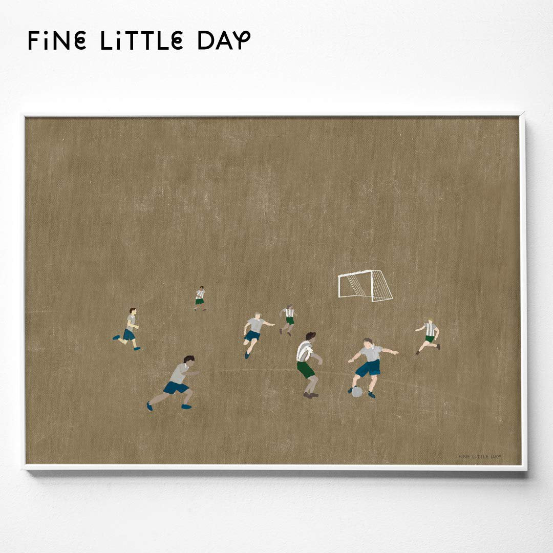 Fine Little Day ポスター SOCCER 70×50cm | Shinc lab.(シンクラボ)